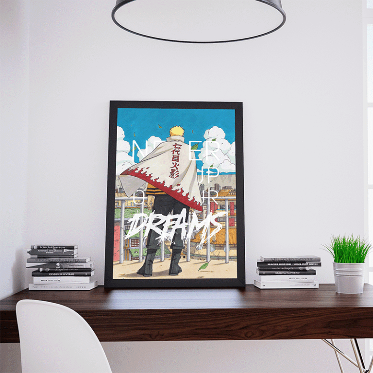 Naruto Hokage wall poster – Shinigami Studios