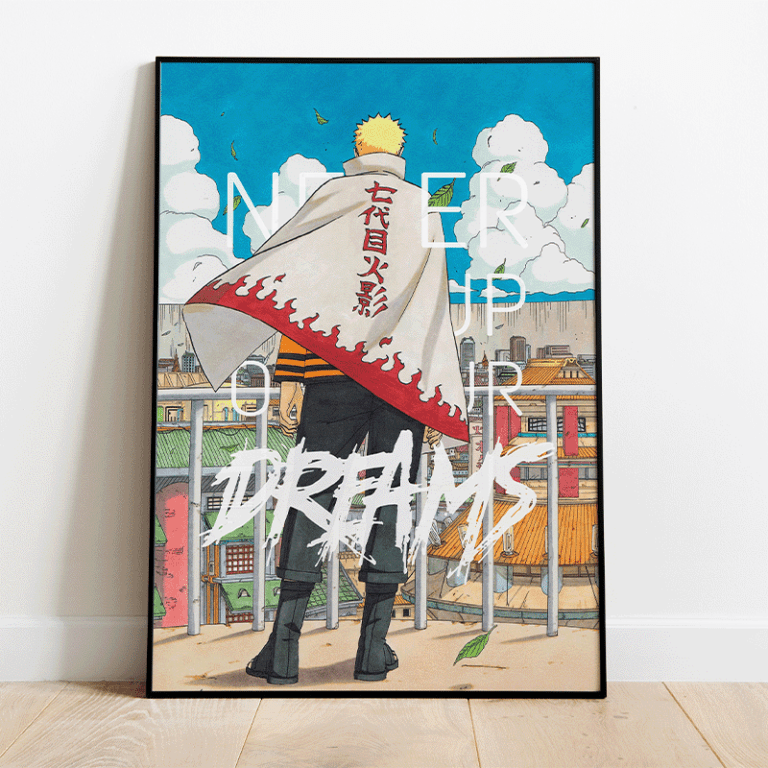 Naruto Hokage wall poster – Shinigami Studios